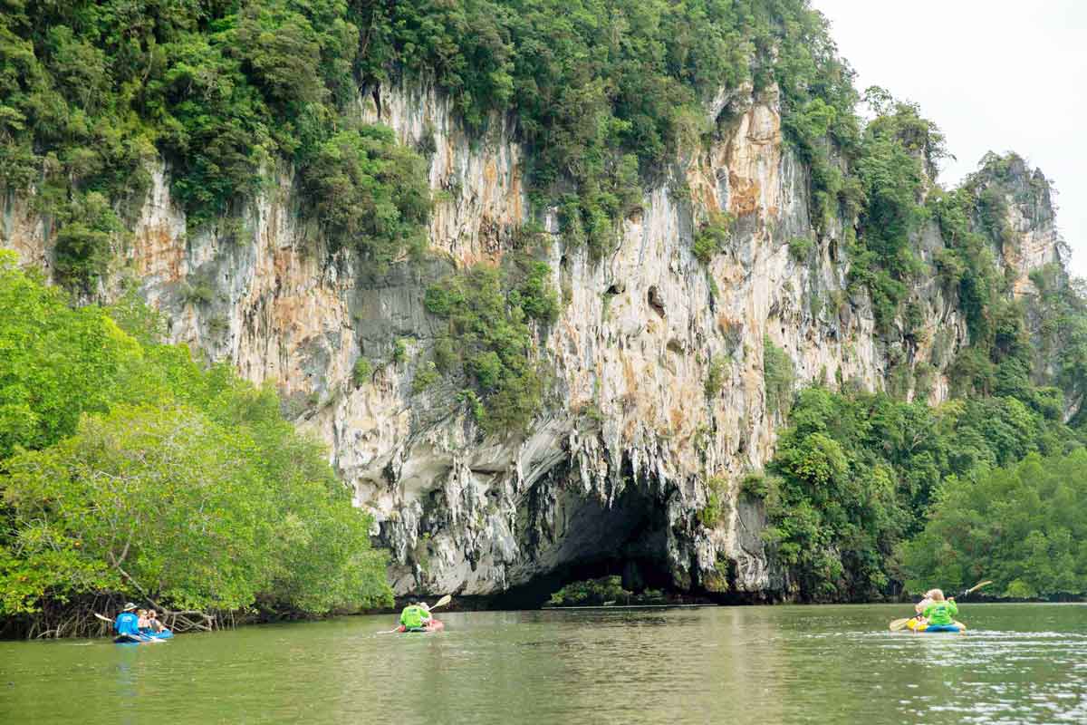 Canoe At Tham Lod - Phang Nga Bay Tour - Khao Lak Land Discovery